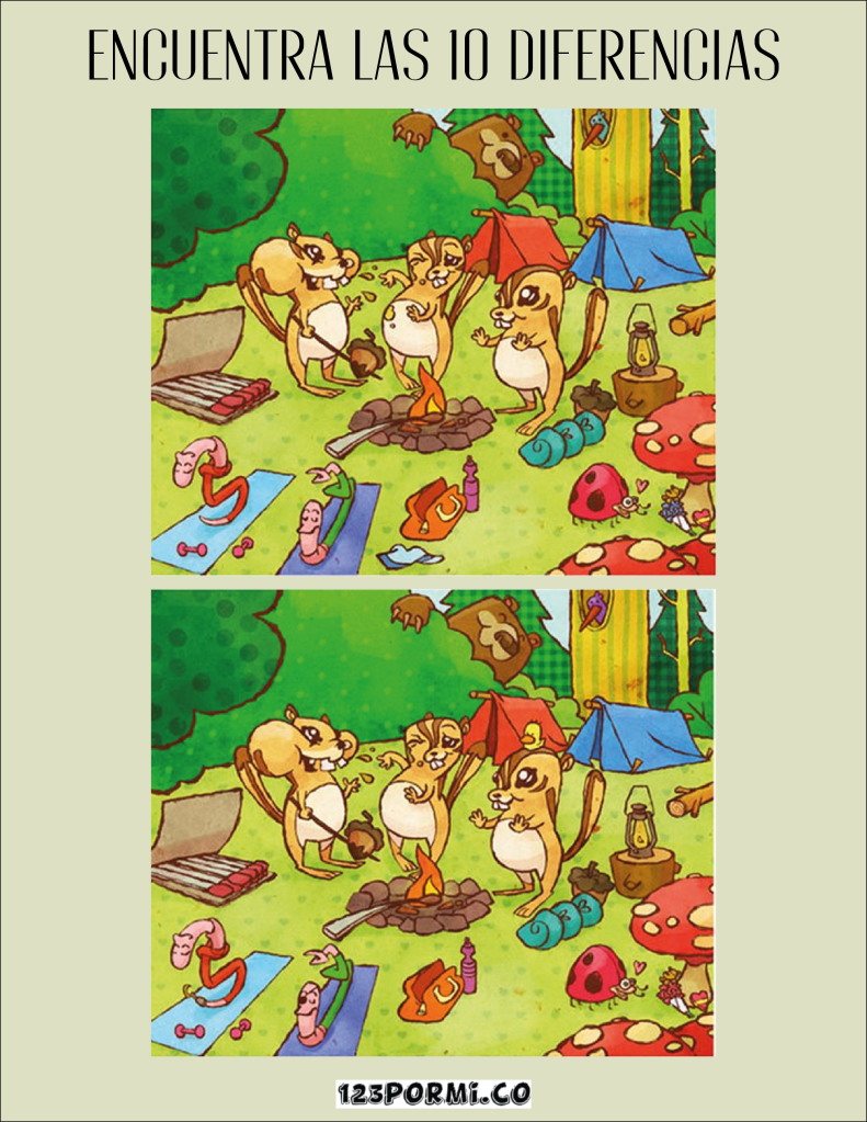 Encuentra las diferencias – 123 por mi
