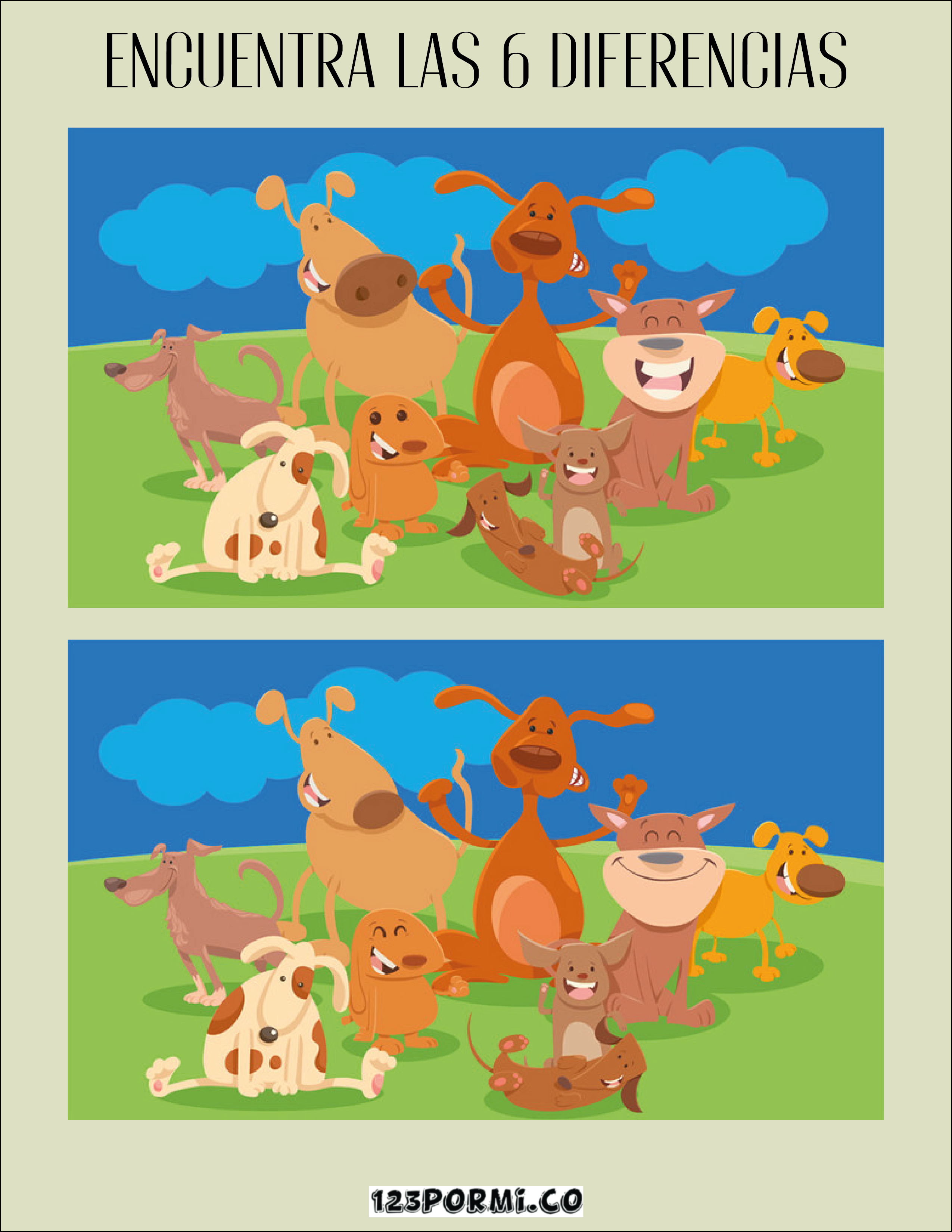 Encuentra las diferencias – 123 por mi