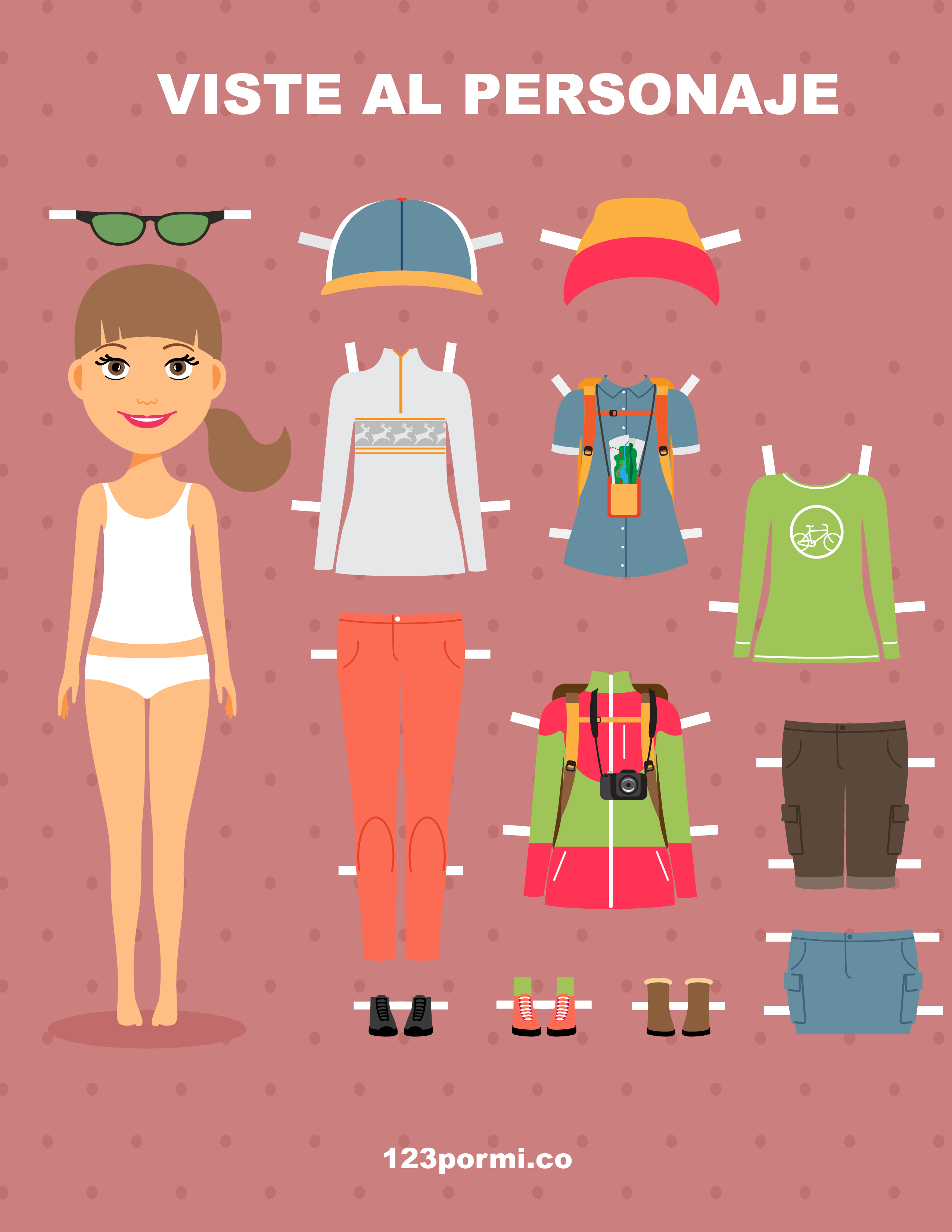 Viste al personaje – 123 por mi