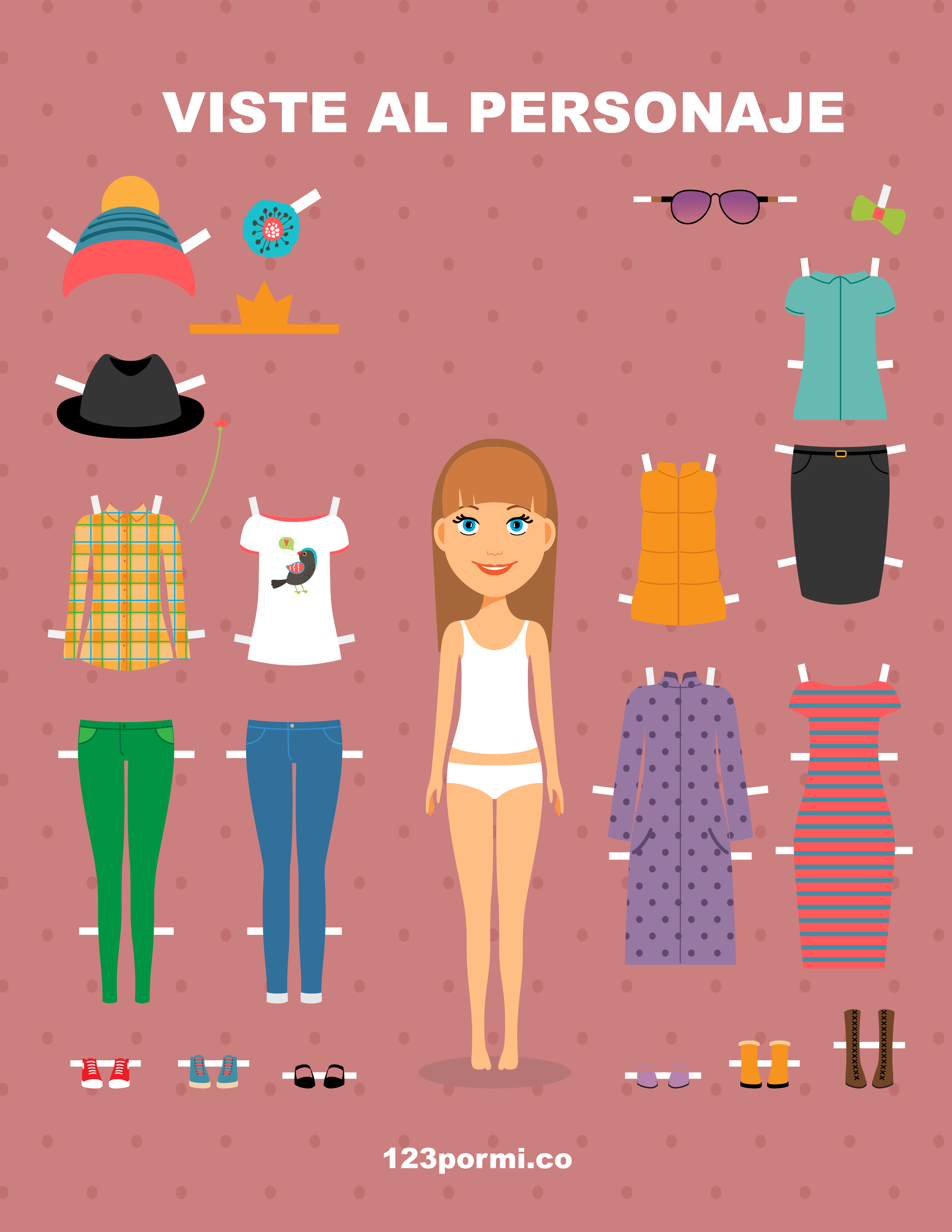 Viste al personaje – 123 por mi