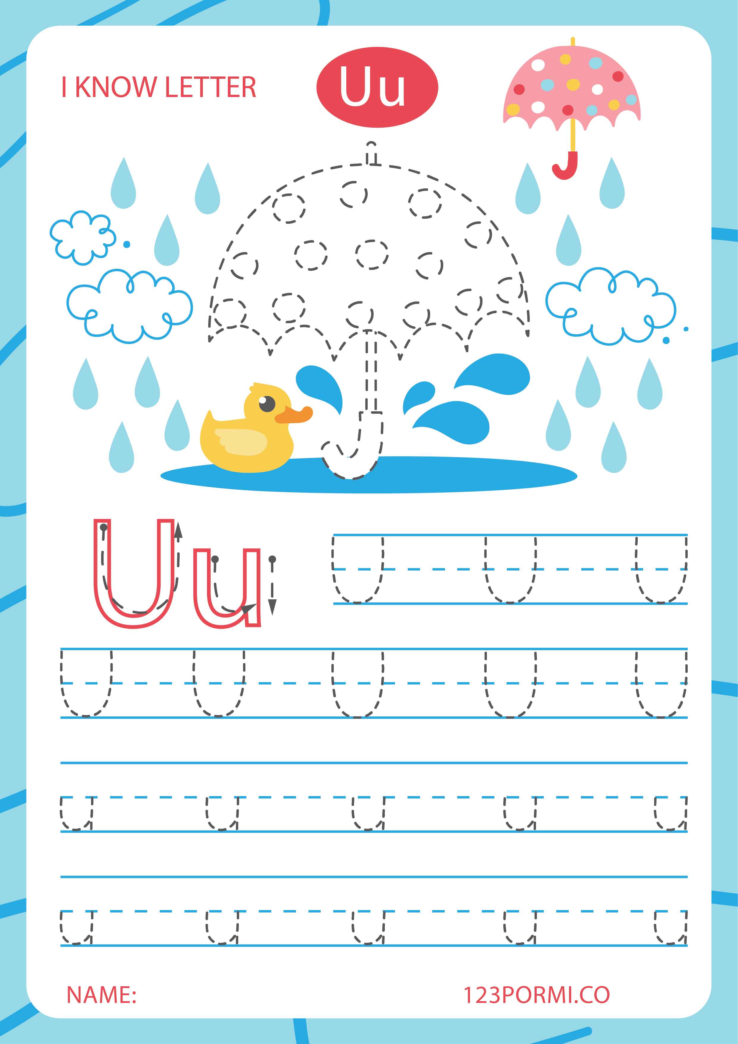 The alphabet: U – 123 por mi