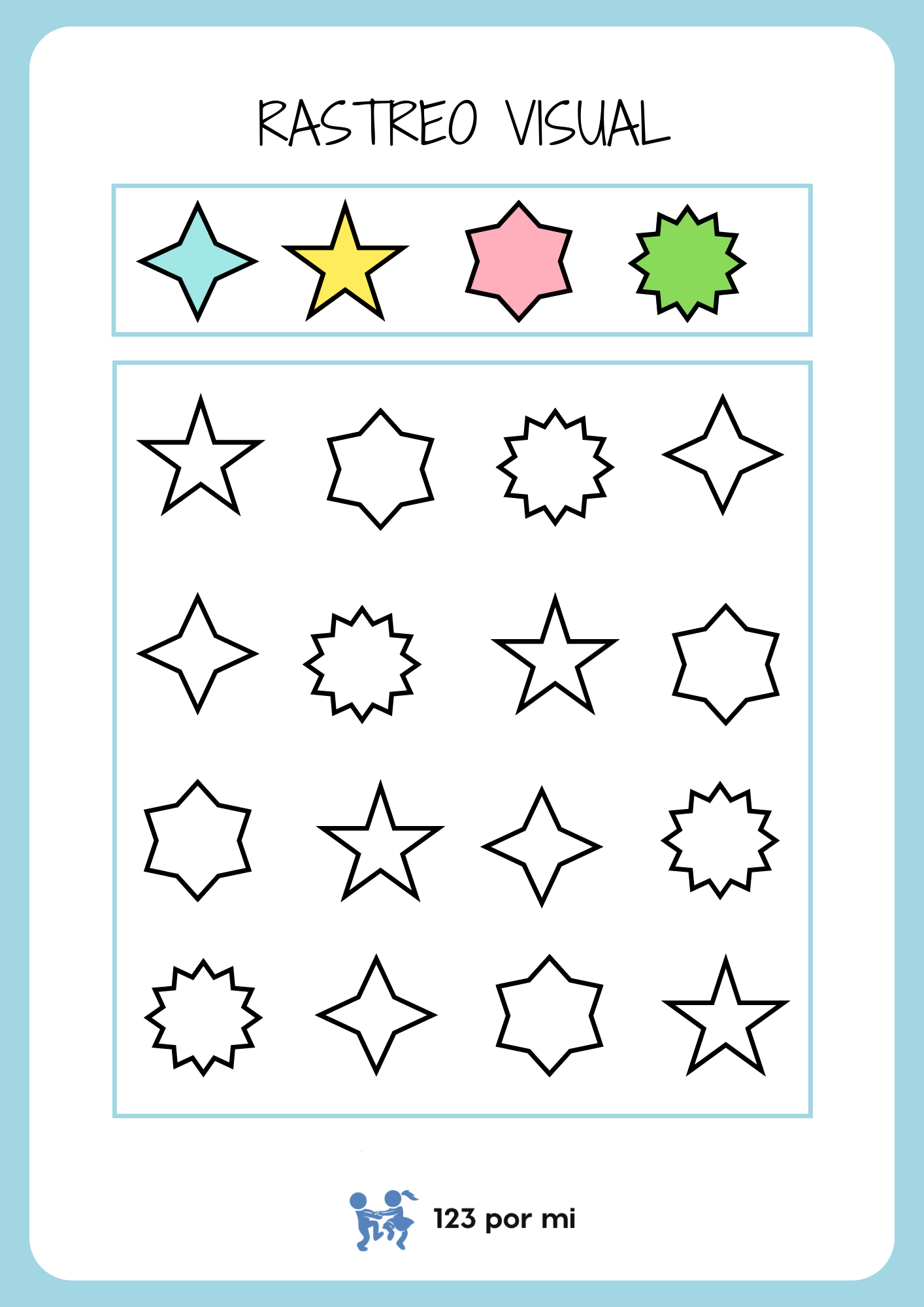 Rastreo Visual – 123 por mi