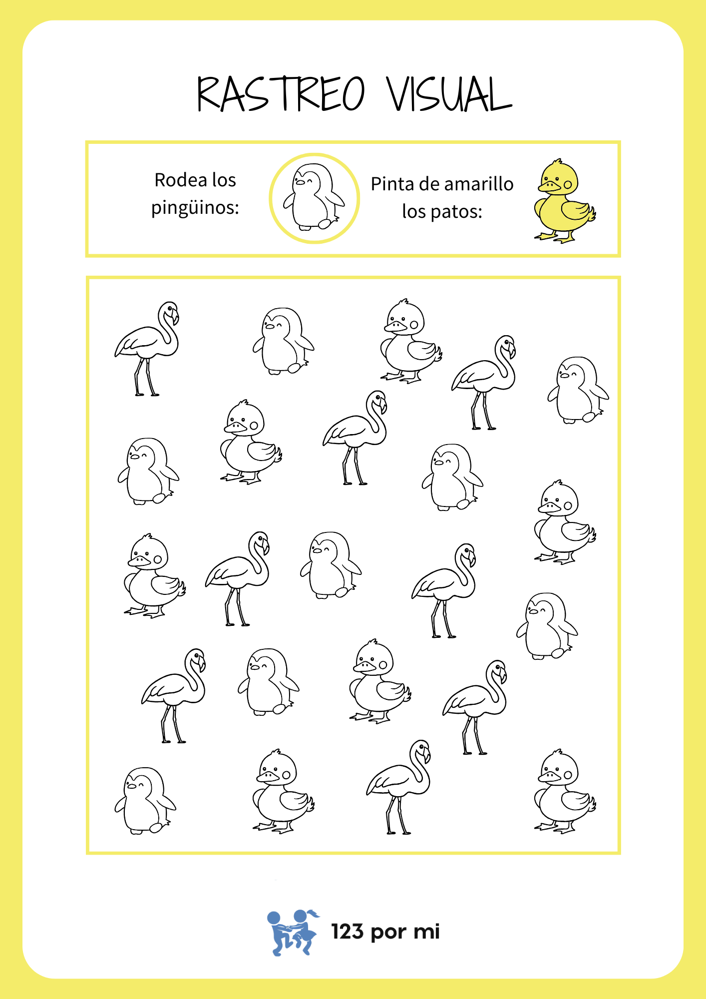 Rastreo Visual – 123 por mi