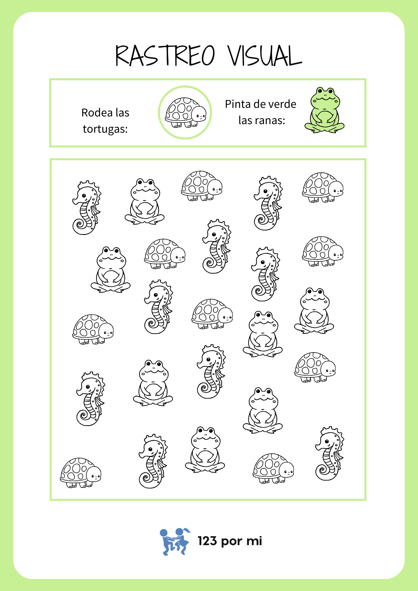 Rastreo Visual – 123 por mi