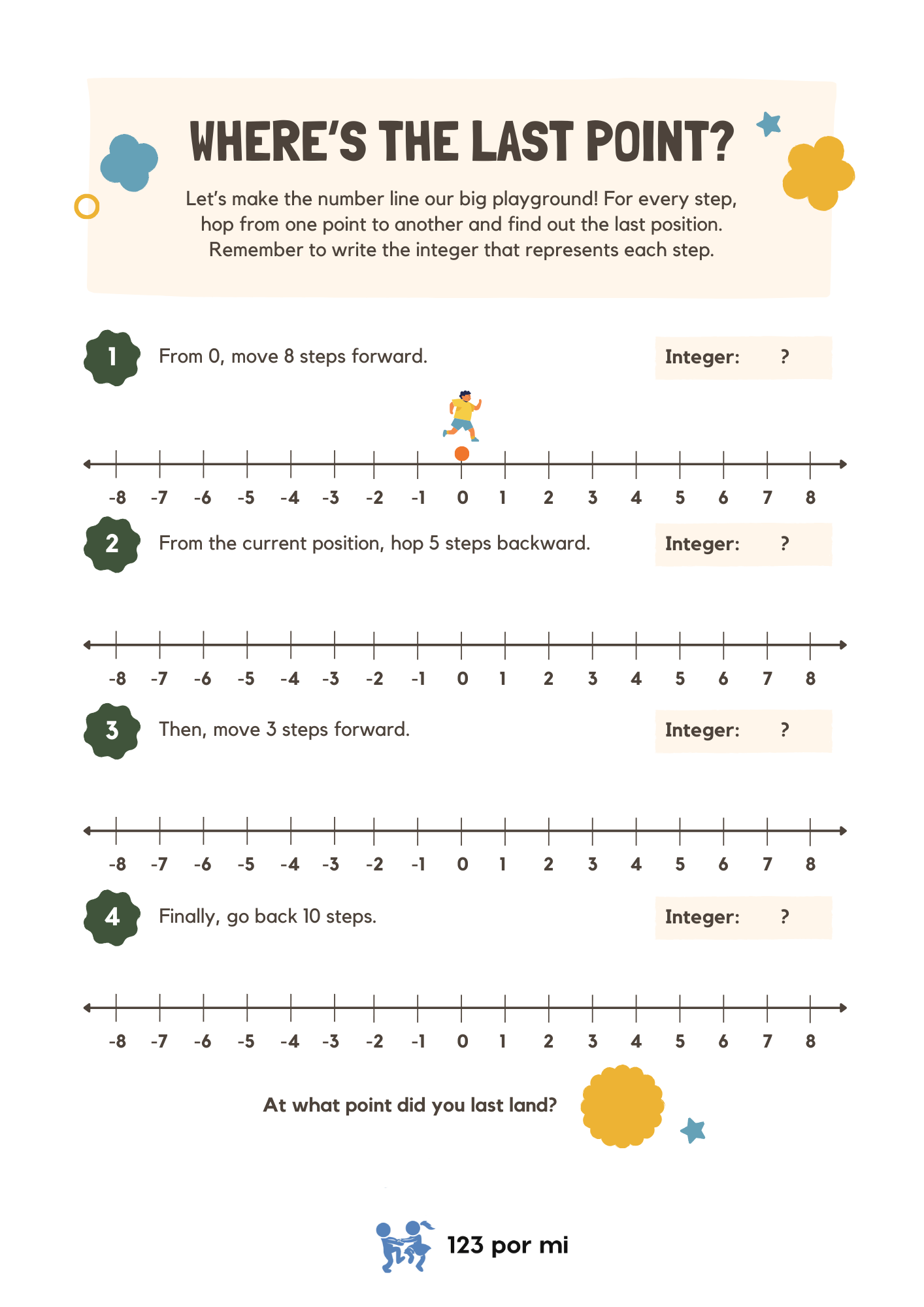 Identify the points – 123 por mi